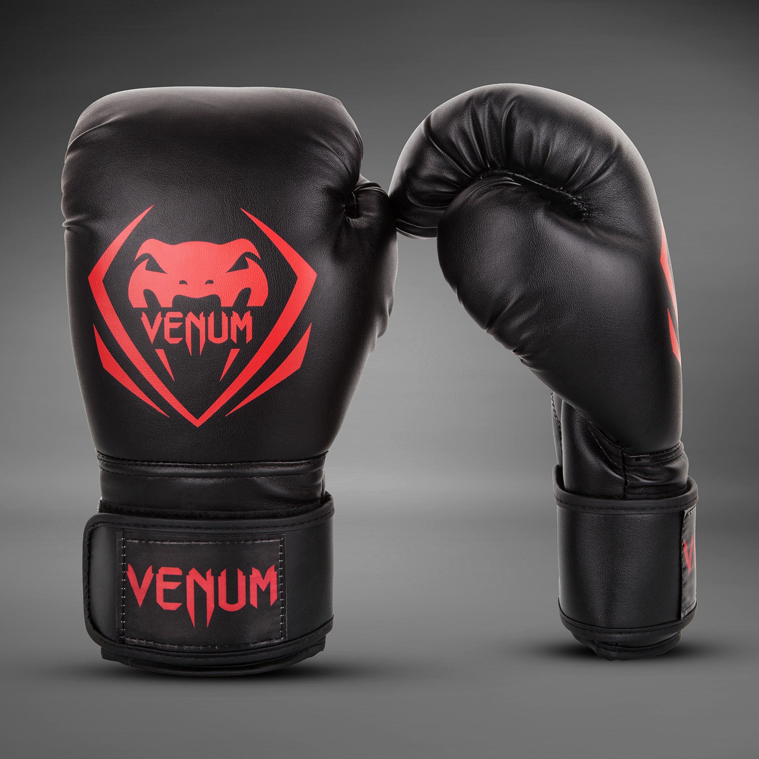 Gants de boxe Venum Contender - Noir/Rouge - Exclusivité - Venum France