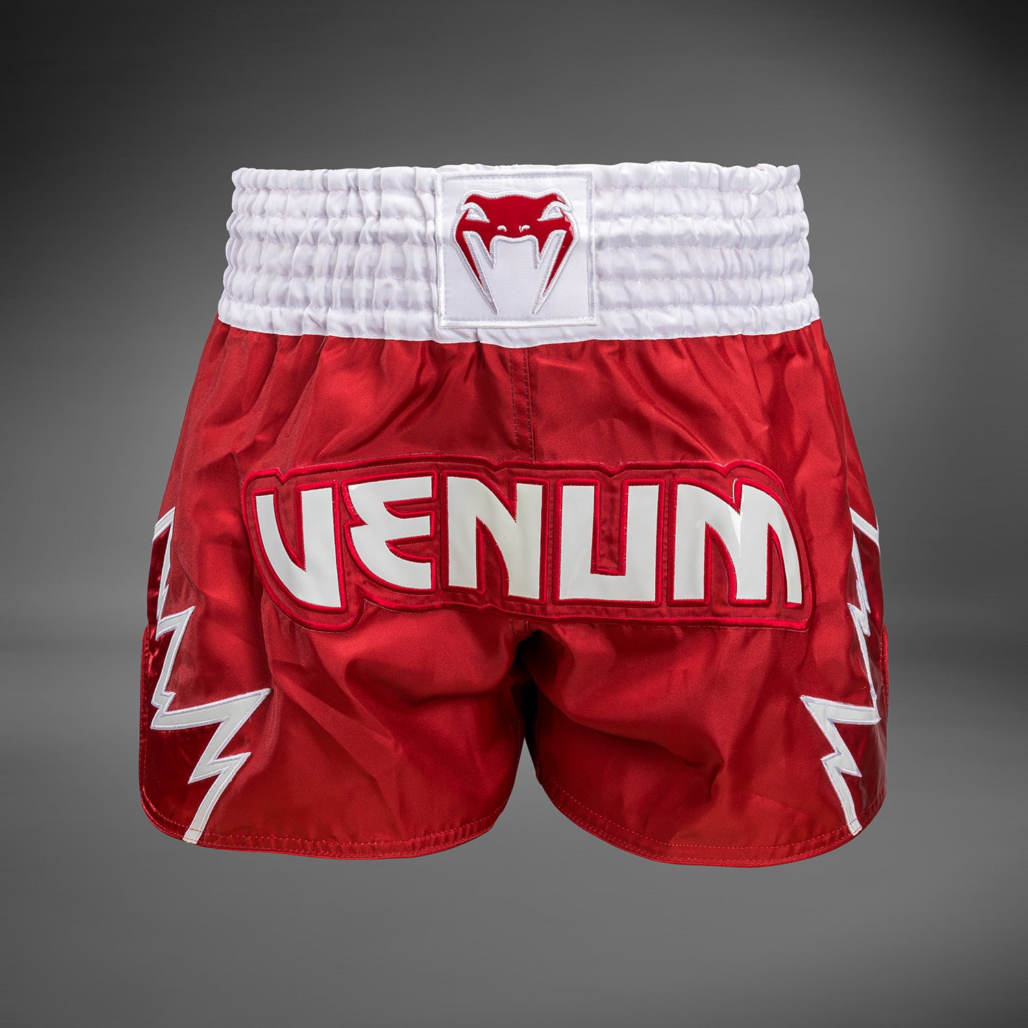 Shorts de Muay Thai Venum Inferno - Rouge/Blanc - Venum France